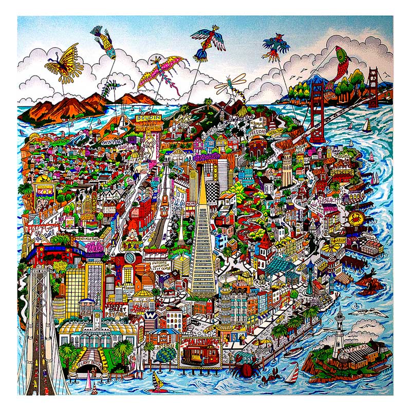 Charles Fazzino galerie de l'artiste américain Pop Art 3D
