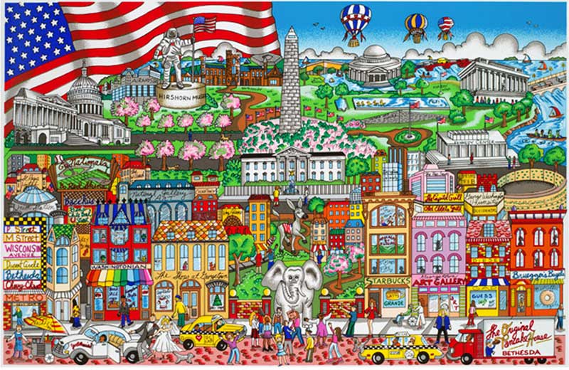 Charles Fazzino galerie de l'artiste américain Pop Art 3D